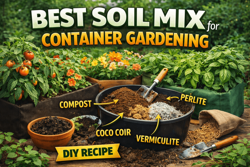 Best Soil Mix for Container Gardening (DIY Recipe for Healthy Plants ...